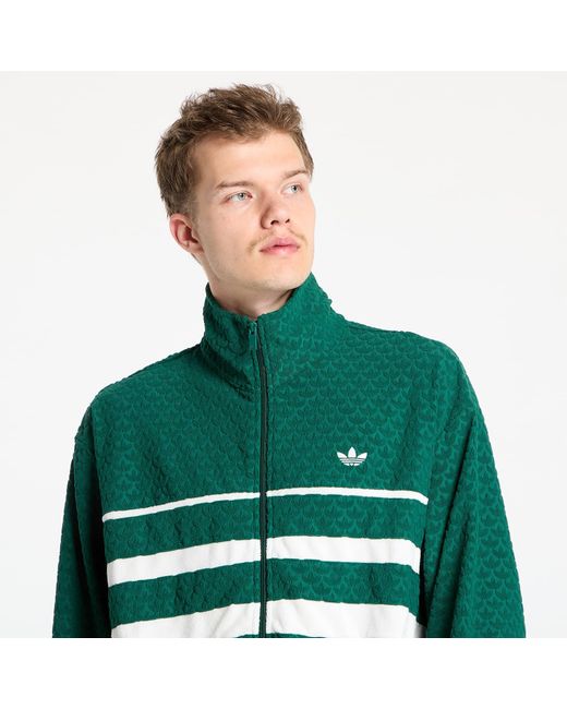 adidas Originals Jacket Track Top in Green for Men | Lyst