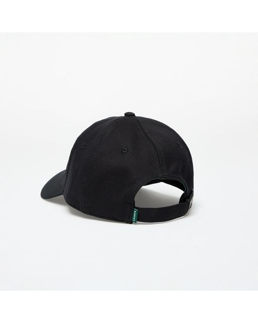 Lacoste Cap Cap in Black | Lyst