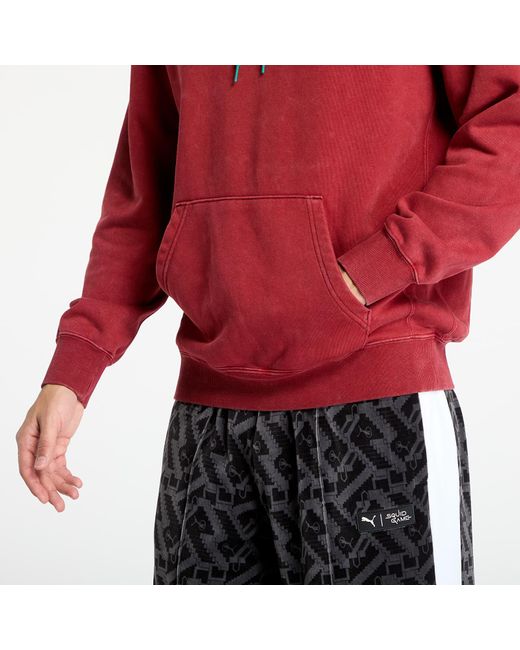 PUMA Sweatshirt X Squid Game Graphic Hoodie Intense in Red for Men | Lyst