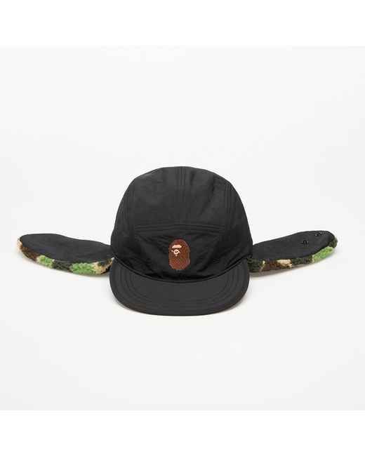 A Bathing Ape Cap Abc Camo Puffy Flight Cap M in Black | Lyst