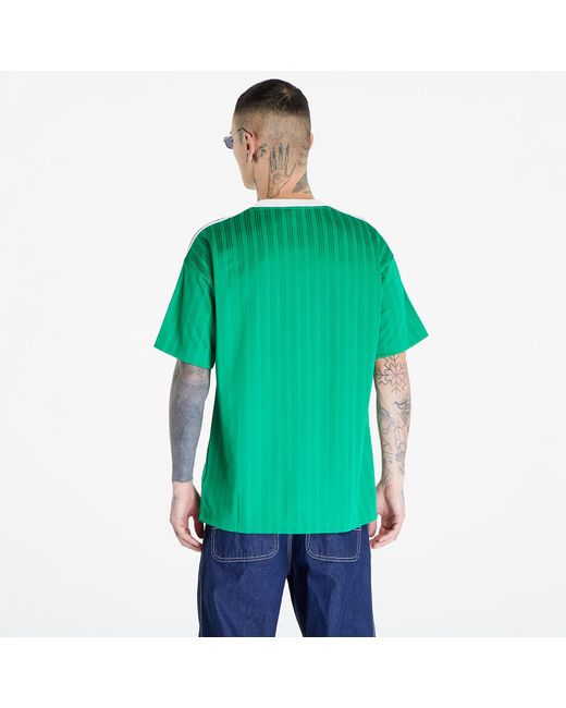 adidas Originals Adidas Adicolor Poly Short Sleeve Tee / White in Green ...