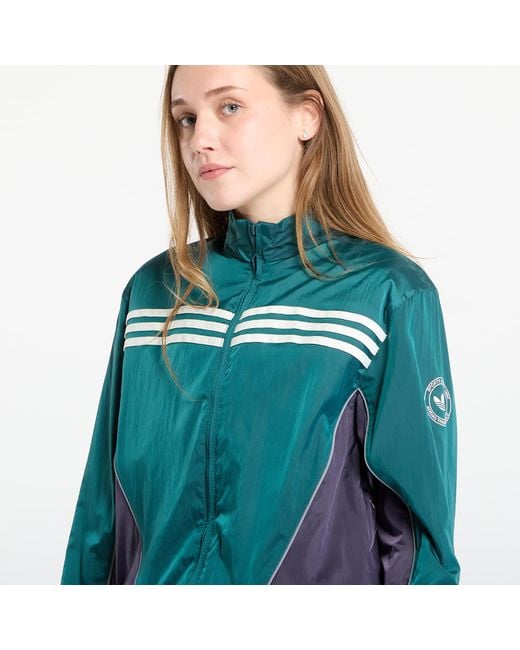 adidas Originals Jacket Adidas Sporty & Rich Windbreaker in Blue | Lyst