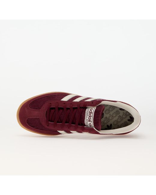 adidas Corduroy Suede Lace-Up Sneakers in Red | Lyst