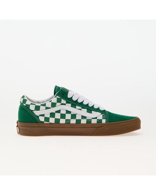 Vans Sneakers Old Skool Fat Lace Checker in Green | Lyst