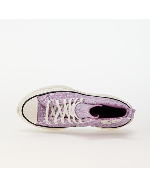 Converse Sneakers Run Star Hike Platform Glitter Classic Amethyst ...