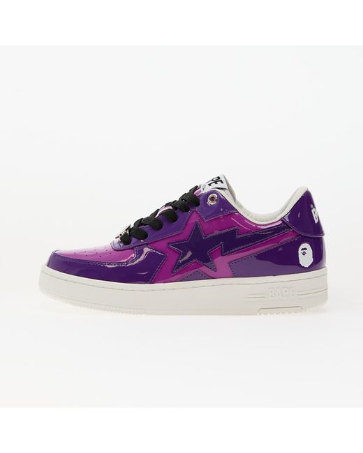 A Bathing Ape Sneakers Bape Sta Icon L in Purple | Lyst
