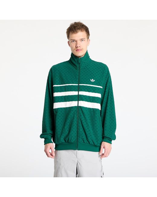 adidas Originals Jacket Track Top in Green for Men | Lyst