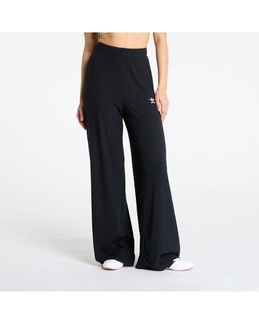 adidas Originals Pants Adidas Essentials Wide Rib Pants in Black | Lyst