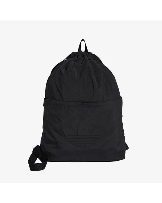 adidas Originals Everyday Icons String Backpack in Black | Lyst