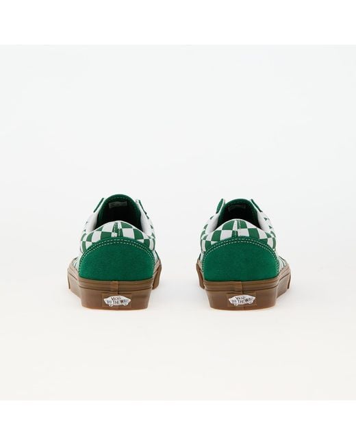 Vans Sneakers Old Skool Fat Lace Checker in Green | Lyst