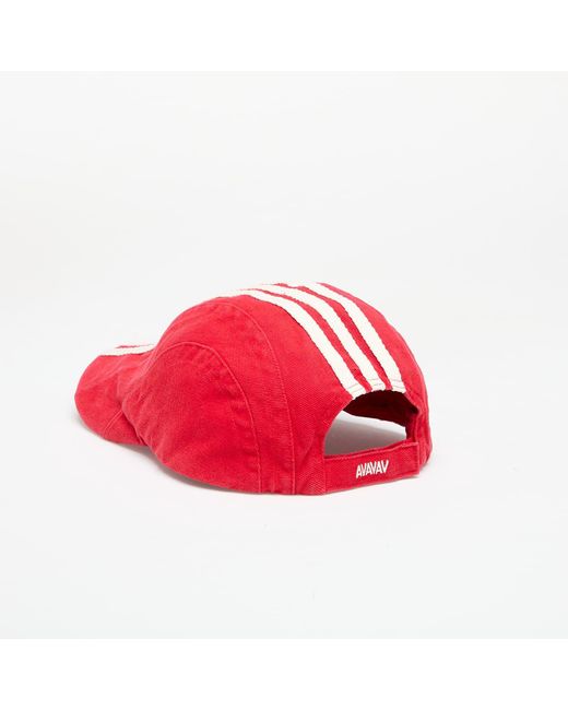 adidas Originals Cap Adidas X Avavav Sculpted Cap/ Better Scarlet ...