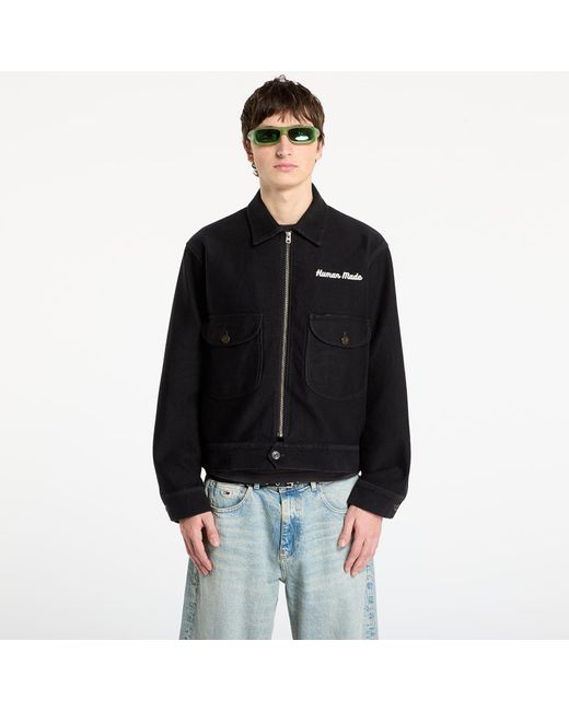 Human Made Jacket Zip-Up Work Jacket in Black | Lyst