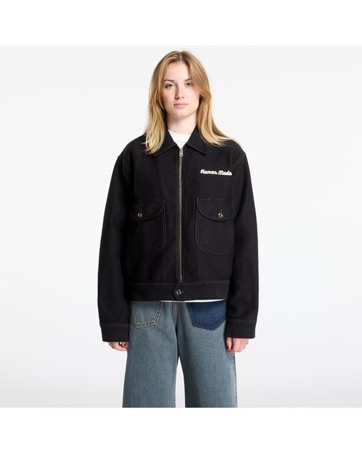 Human Made Jacket Zip-Up Work Jacket in Black | Lyst