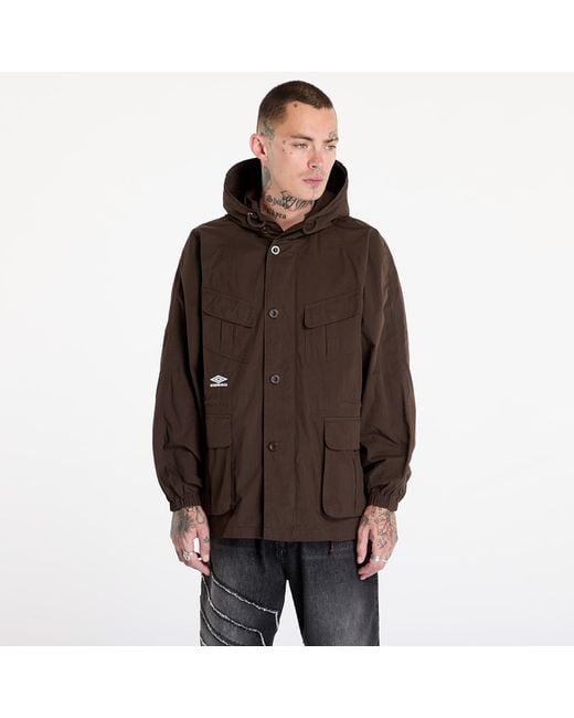 Umbro Jacket By Slam Jam Masked Field Jacket Dark in Brown for Men | Lyst