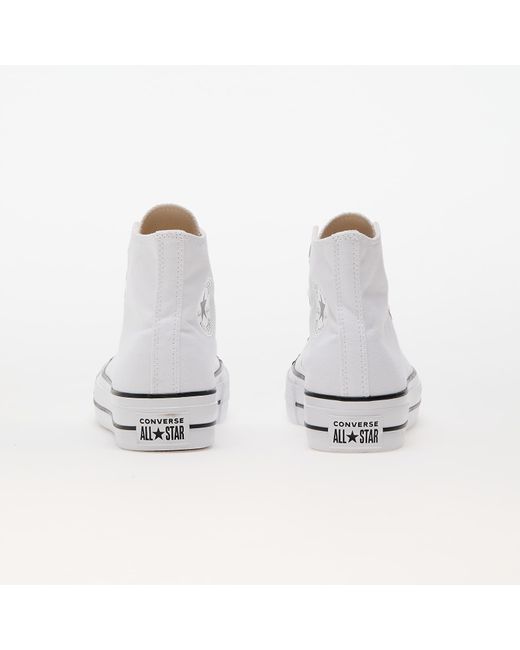 Converse Sneakers Chuck Taylor All Star Lift Platform Wide Width White ...