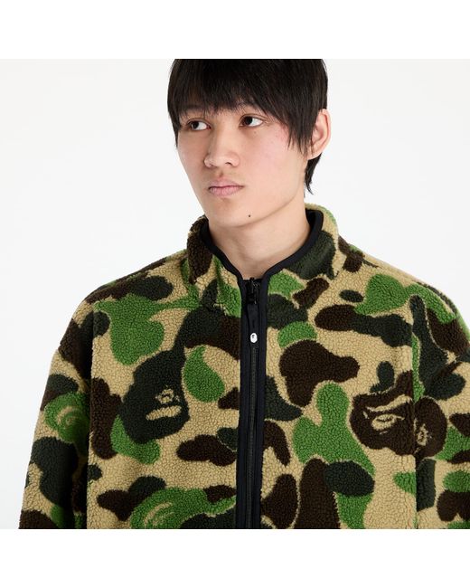 A Bathing Ape Jacket Abc Camo Boa Reversible Jacket M in Black for Men ...