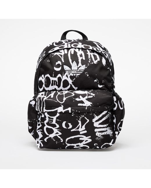 adidas Originals Adidas Graphic Classic Backpack in Black | Lyst