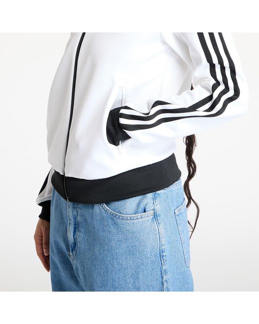 adidas Originals Jacket Adidas Adicolor Classic Track Top in White | Lyst