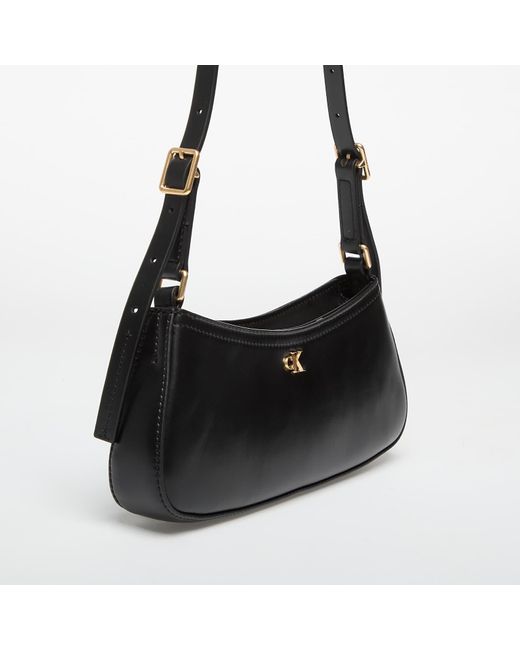 Calvin Klein Small Shoulder Bag in Black | Lyst