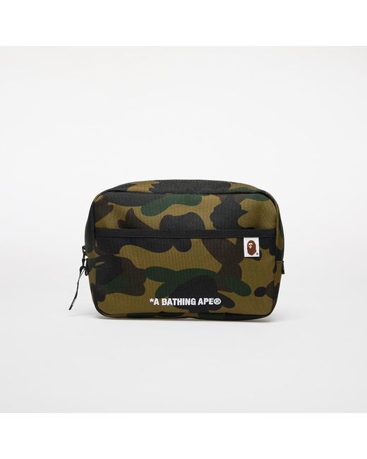 A Bathing Ape Case 1St Camo Cordura Multi Pouch in Green | Lyst
