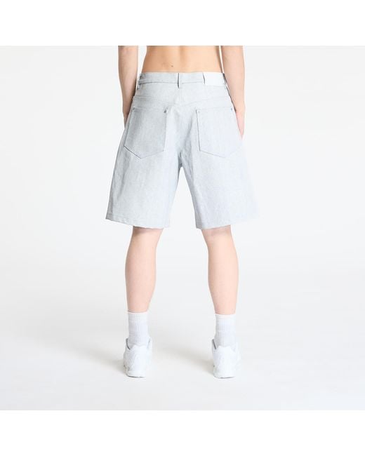 Pleasures Shorts Whiteout Baggy Jorts in Blue for Men | Lyst