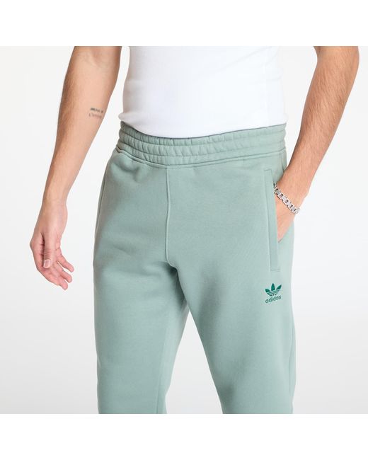 adidas Originals Pants Adidas Trefoil Essentials Pants in Blue for Men ...