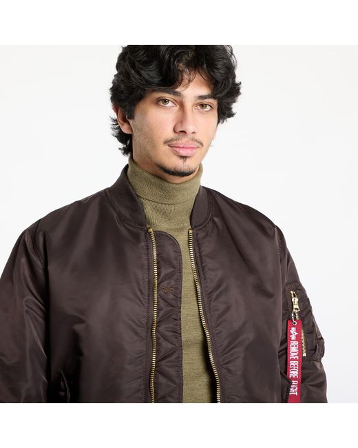 Alpha Industries Jacket Ma-1 Heritage in Brown for Men | Lyst
