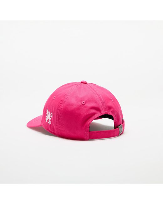 Palm Angels Cap Curved Logo Cap Fuchsia/ Soft in Pink | Lyst