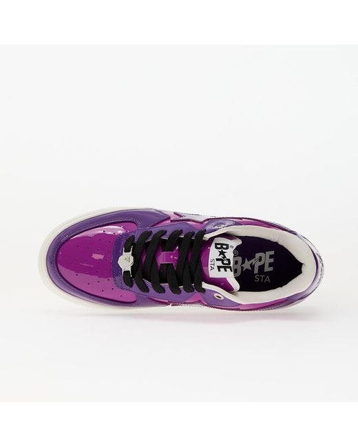 A Bathing Ape Sneakers Bape Sta Icon L in Purple | Lyst