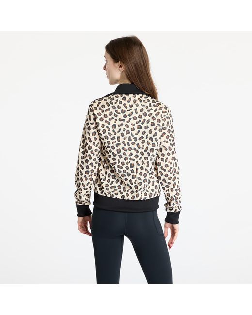 adidas Originals Jacket Adidas Leopard Firebird Track Top in Black | Lyst