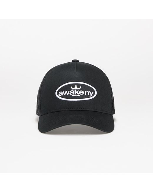 AWAKE NY Cap King Logo Trucker Hat in Black | Lyst
