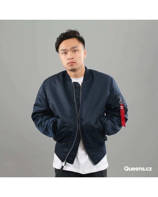 Alpha Industries Jacket Alpha Industries Ma-1 in Blue for Men | Lyst