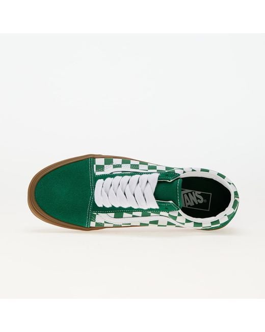 Vans Sneakers Old Skool Fat Lace Checker in Green | Lyst