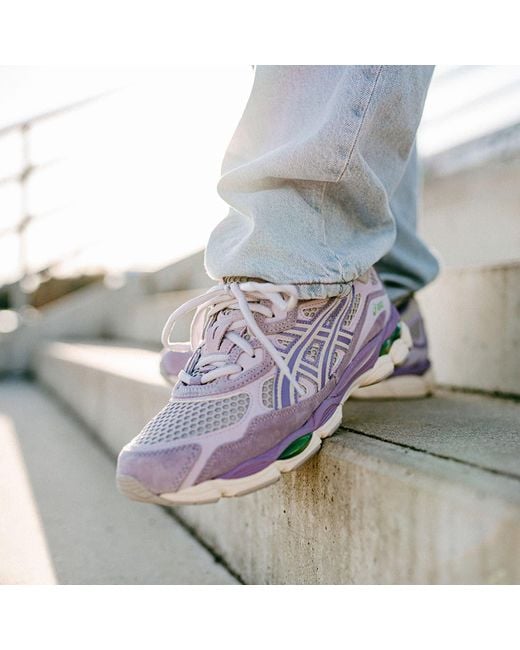 Asics Gel-nyc Cement Grey/ Ash Rock in Purple | Lyst