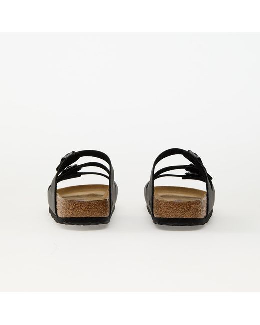 Birkenstock Sneakers Florida Soft Footbed Birko-Flor in Black | Lyst