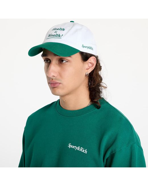 Sporty & Rich Cap Health Is Wealth Hat / Alpine in Green | Lyst