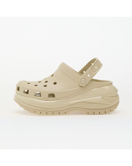 Crocs™ Sneakers Classic Mega Crush Clog in Natural | Lyst