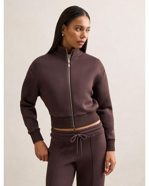 Forever New Hannah Zip Lounge Jacket in Purple | Lyst UK