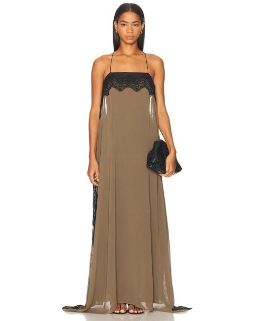 Christopher Esber Verve Lace Floating Silk Dress | Lyst
