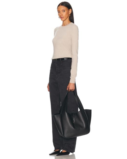 Saint Laurent Bea Bag in Black | Lyst