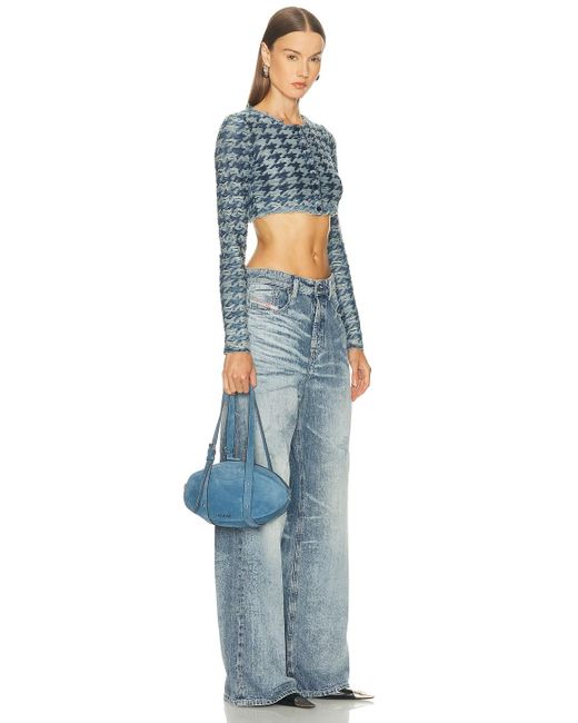 Monse Football Bag in Blue | Lyst