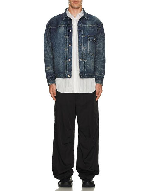 Junya Watanabe X Levi's Selvedge Denim Jacket in Blue for Men | Lyst