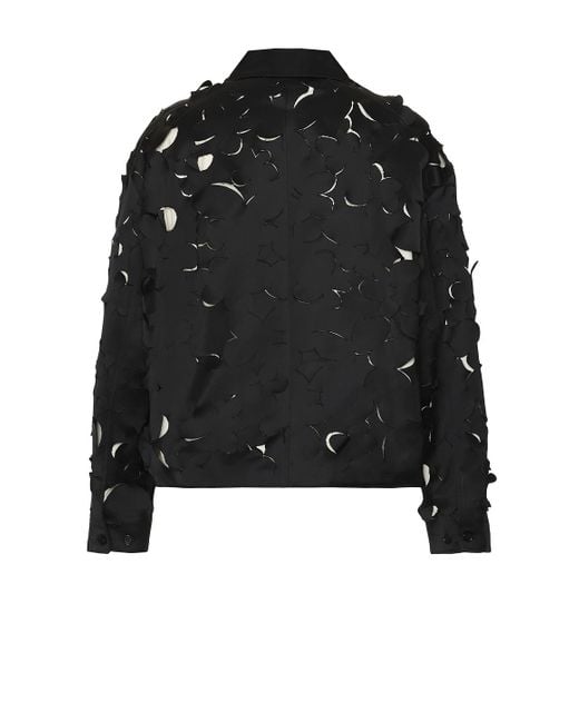 Marni Laser Cut Jacket in Black for Men | Lyst