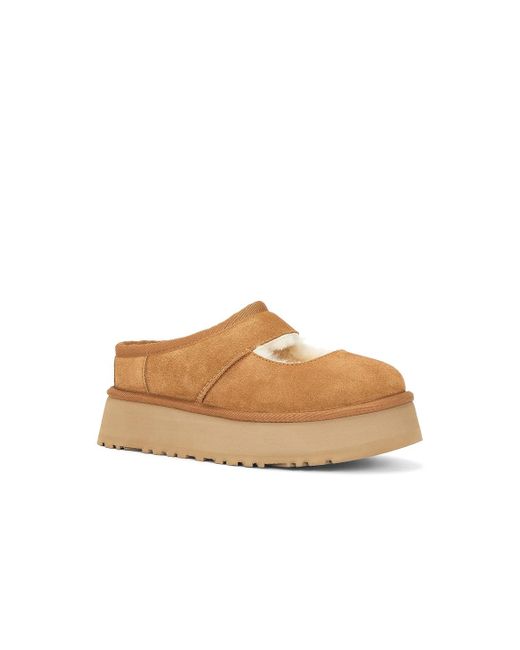 UGG Bea Mary Jane Slipper in Brown | Lyst