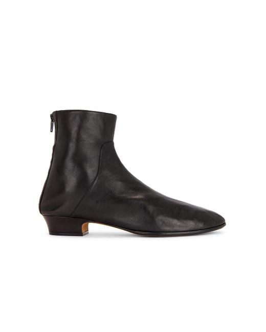 The Row Awar Ankle Boot in Black | Lyst