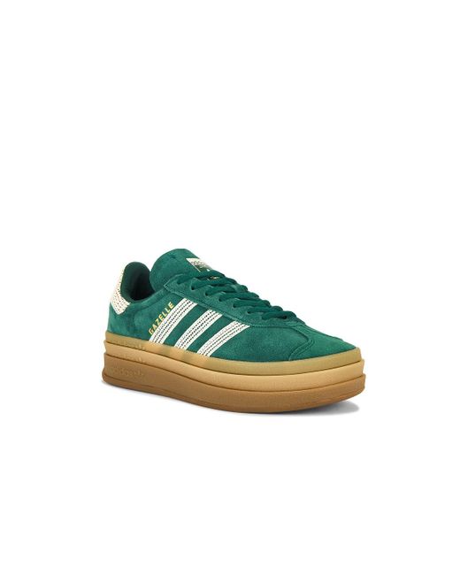 adidas Originals Gazelle Bold Platform Sneaker in Green | Lyst