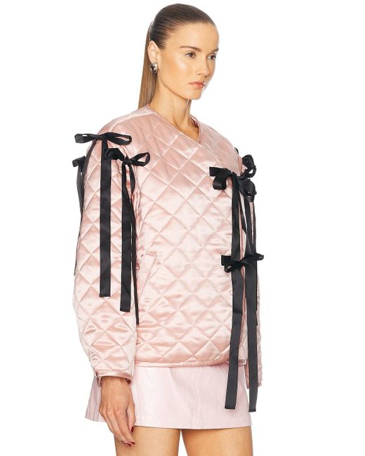 Sandy Liang Subi Jacket in Pink | Lyst