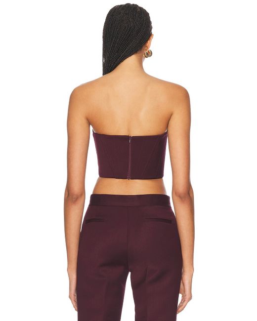 Alex Perry Corset Top in Purple | Lyst