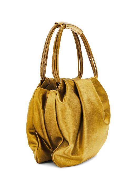 Saint Laurent Mini Pochon Bag in Yellow | Lyst