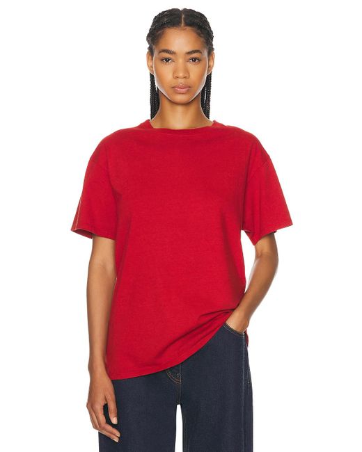 The Row Ash Top in Red | Lyst